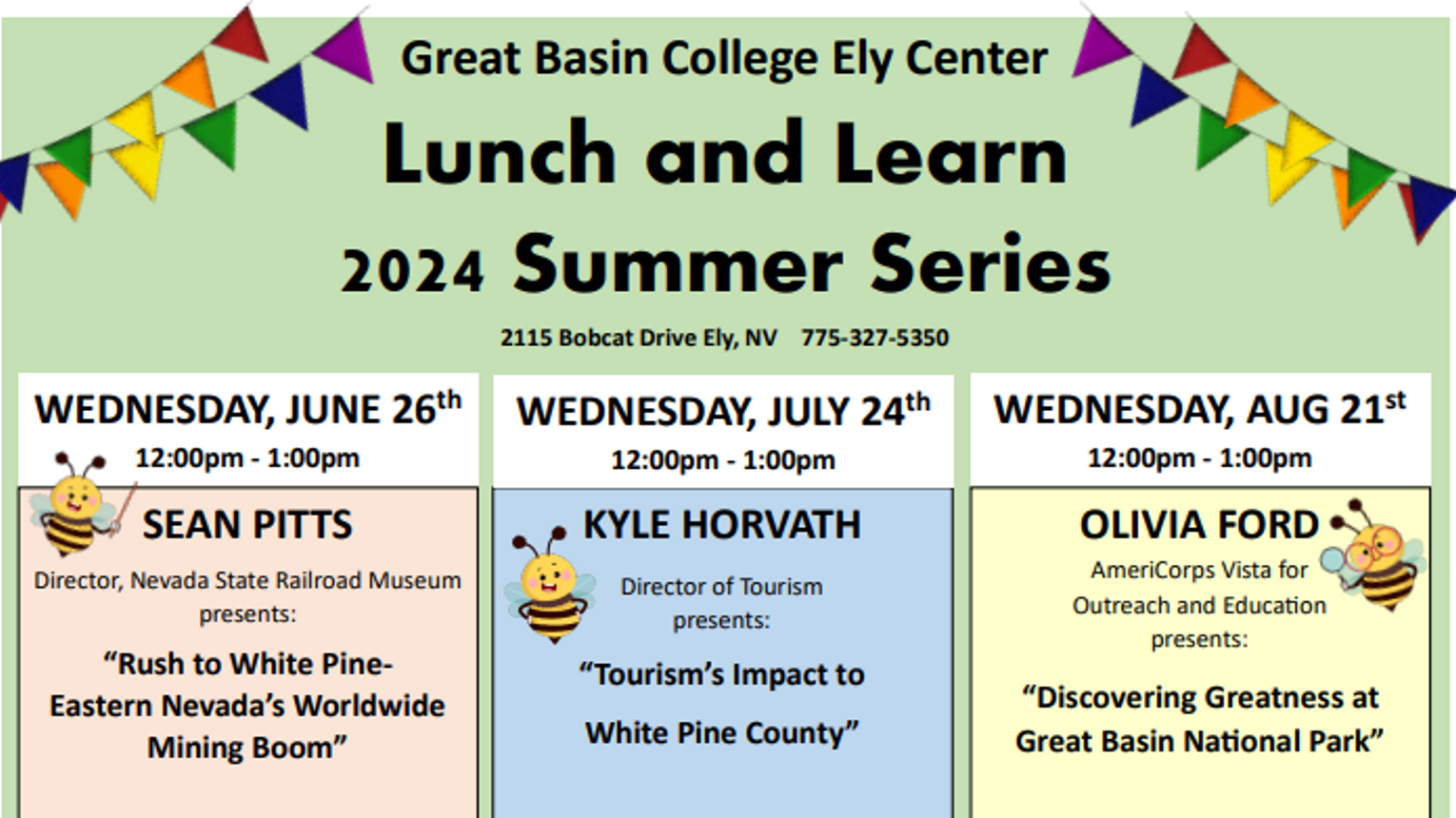 Lunch & Learn 2024 Summer Series