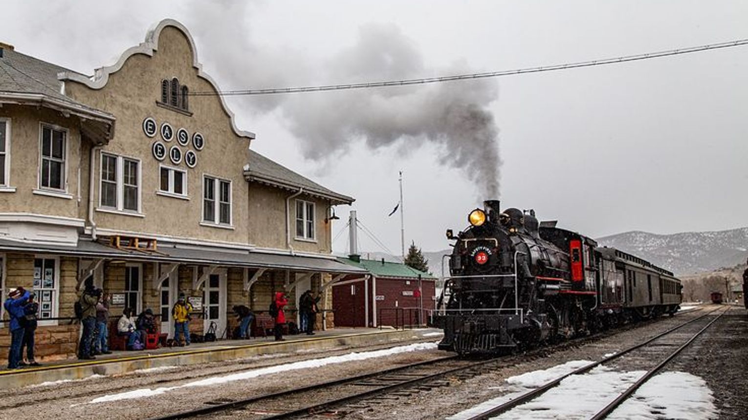 Nevada Northern Railway Steam Train Excursion To Robinson Canyon